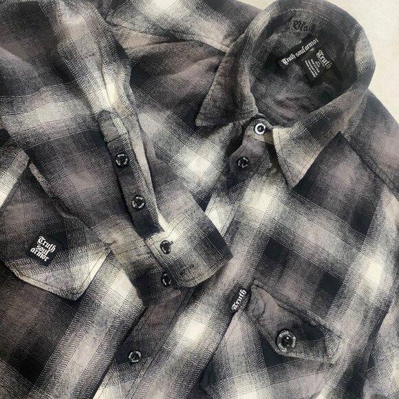 Truth Soul Armor | Shirts | Truth Soul Armor Button Up Flannel Shirt ...